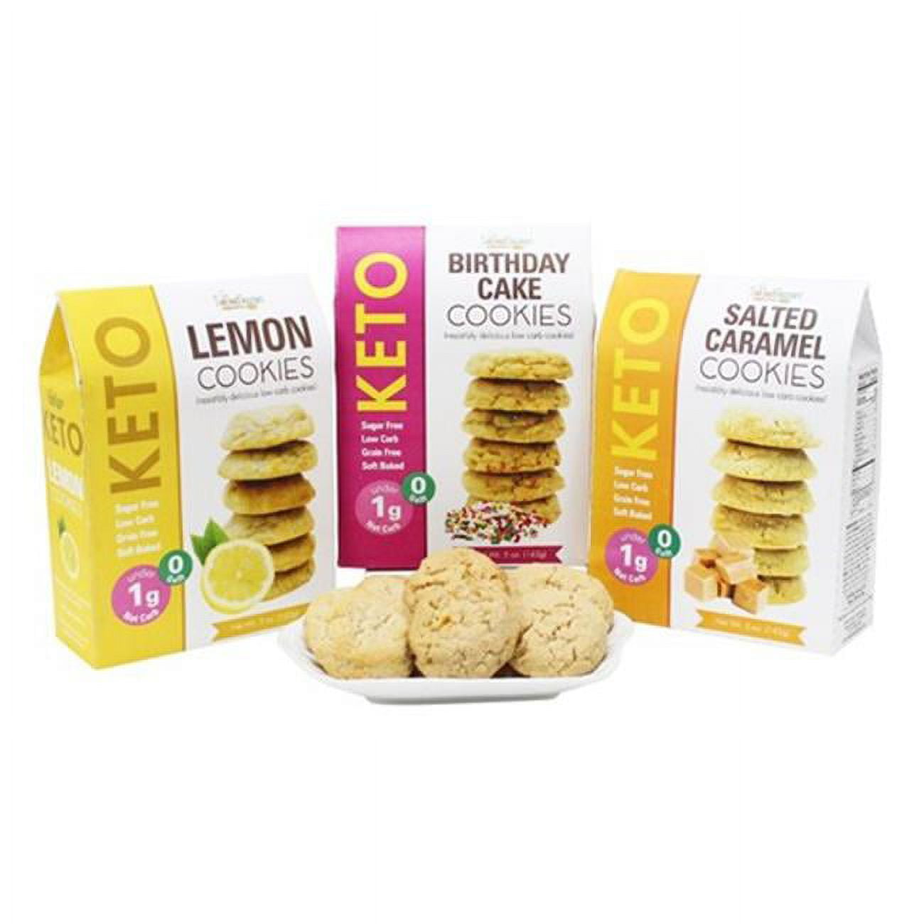 Too Good Gourmet Spring Keto-Friendly Cookies Sampler Set, Sugar ...