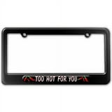 Too Hot For You, Red Chili Pepper License Plate Tag Frame, Multiple ...