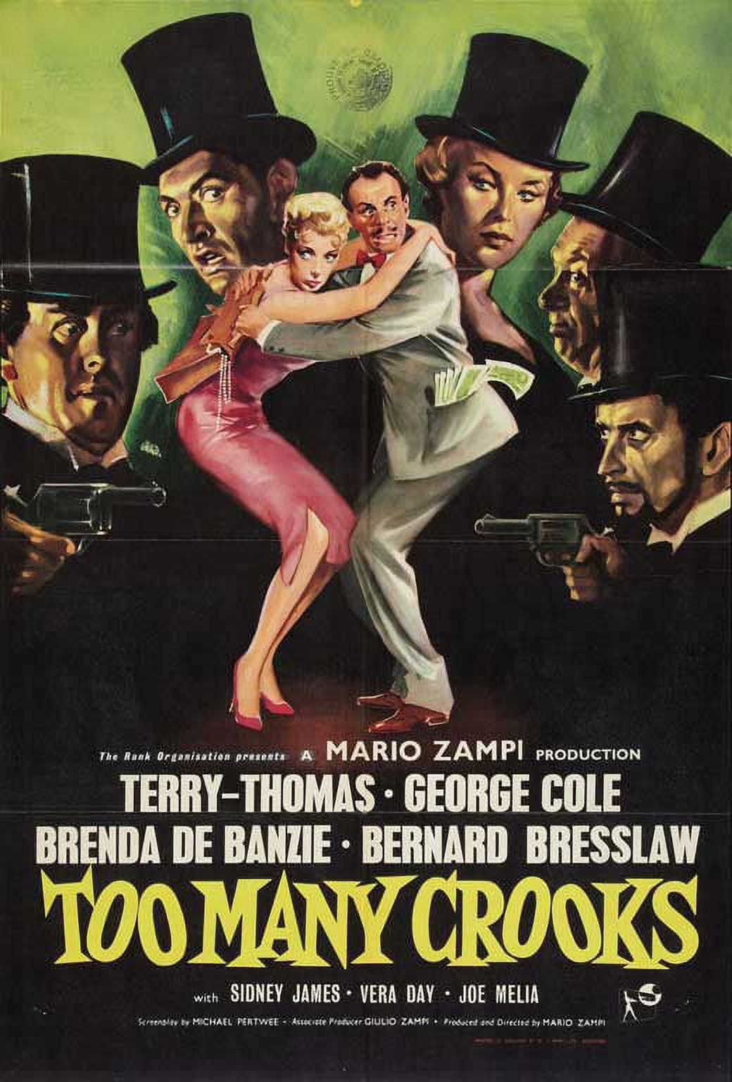 Too Many Crooks - movie POSTER (Style A) (27" x 40") (1959) - Walmart.com