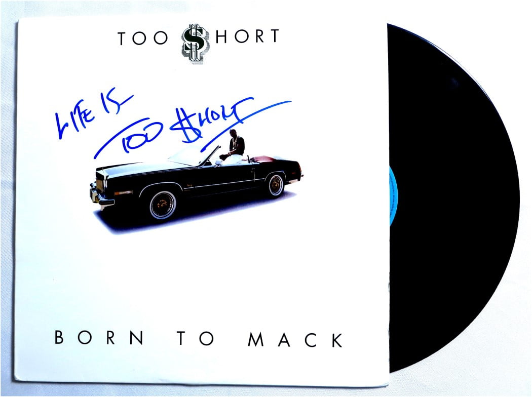 Too Short Signed Autographed Record Album Born to Mack "Life is" BAS ...