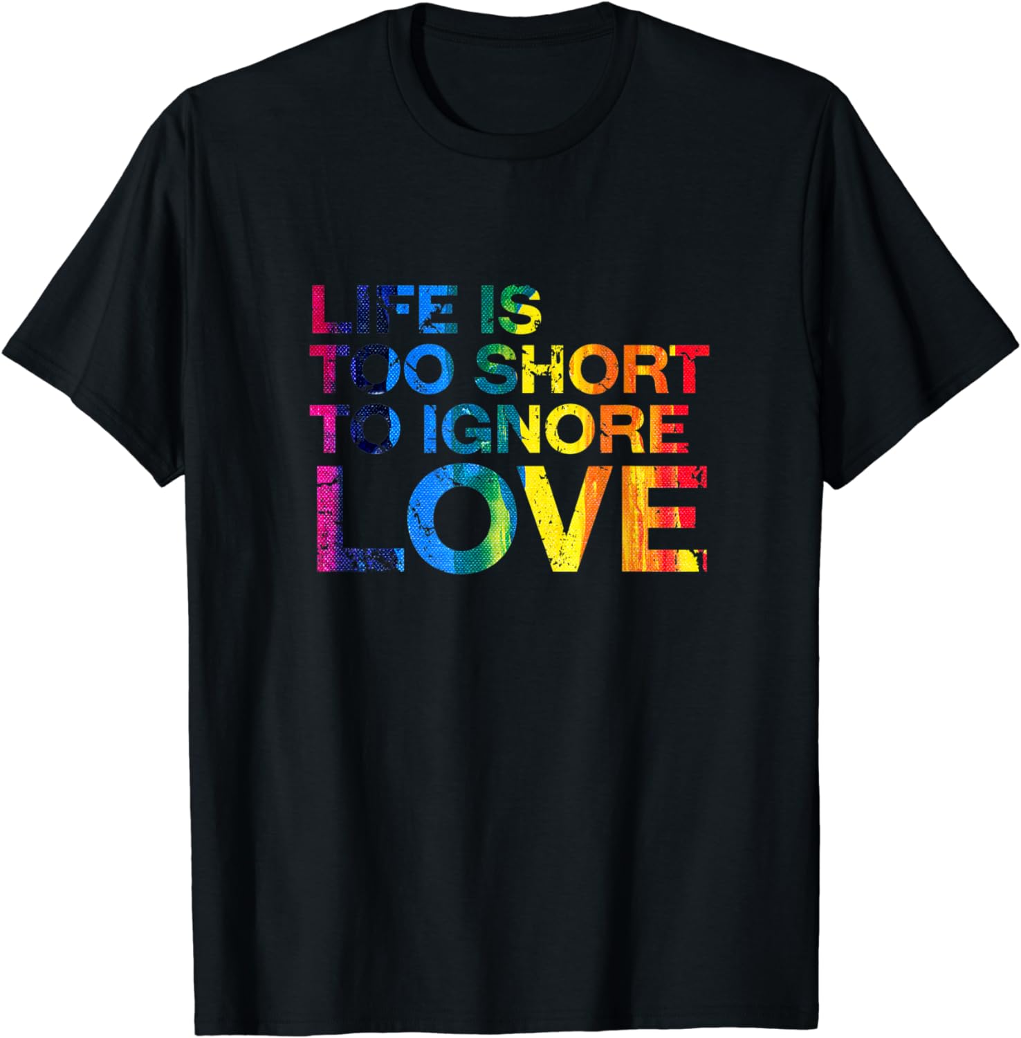 Too Short To Ignore Love LGBTQ Pride Month Bi Pride T-Shirt - Walmart.com