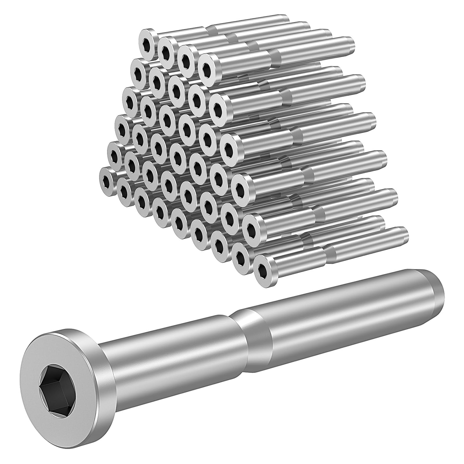 TooTaci 30 Pack 3/16“ T316 Stainless Steel Invisible Receiver and Swage ...