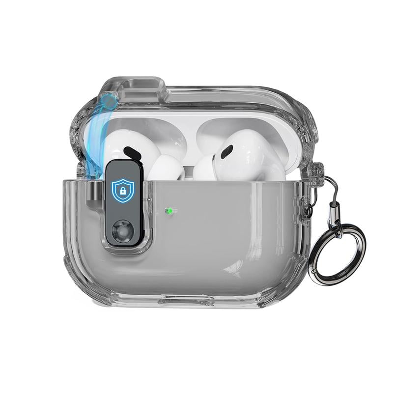 Toocki Clear Case for AirPods Pro 2nd Generation Case,with Safety Lock ...