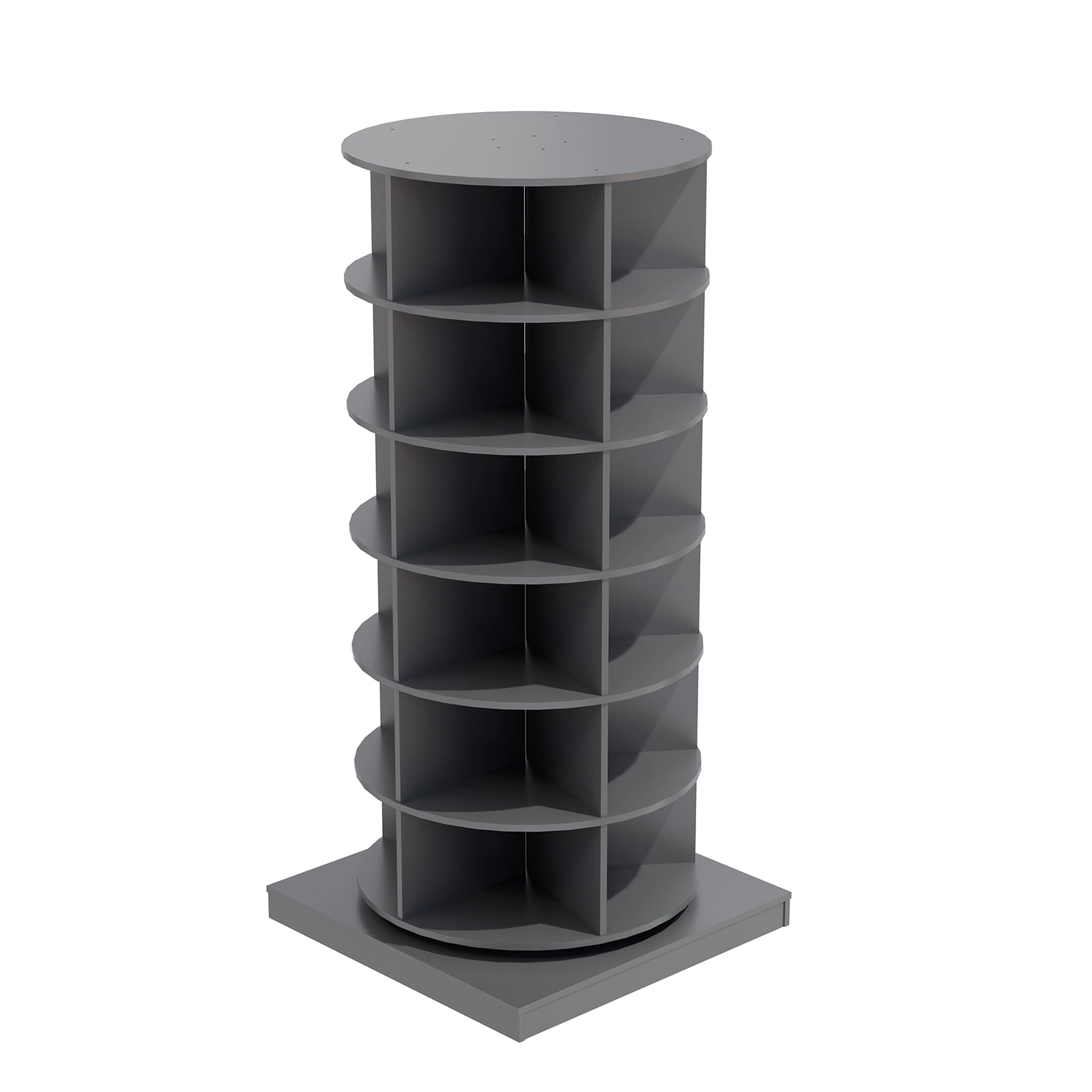 Tookss 6-Tier Rotating Shoe Rack 360° Spinning Shoe Rack Free Standing ...
