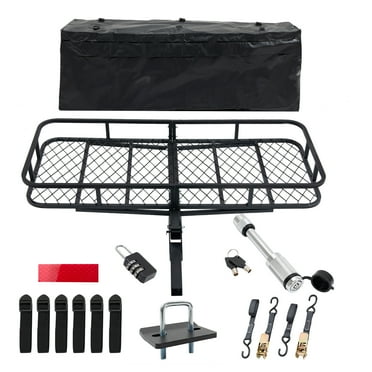 Elevate Outdoor ACC500-DLX Deluxe Aluminum Basket Hitch Cargo Carrier ...