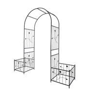 Winado 6.8FT Wooden Garden Archway, Freestanding Trellis Arch Bench for ...