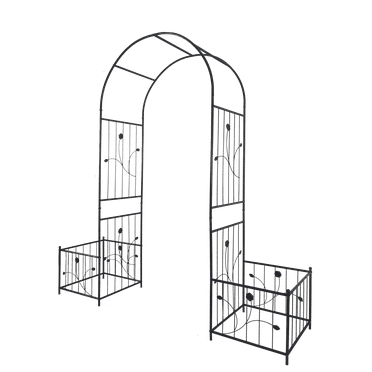 Winado 6.8FT Wooden Garden Archway, Freestanding Trellis Arch Bench for ...