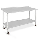 Tookss Stainless Steel Work Table,Metal Table Cart HeavyDuty Worktable ...