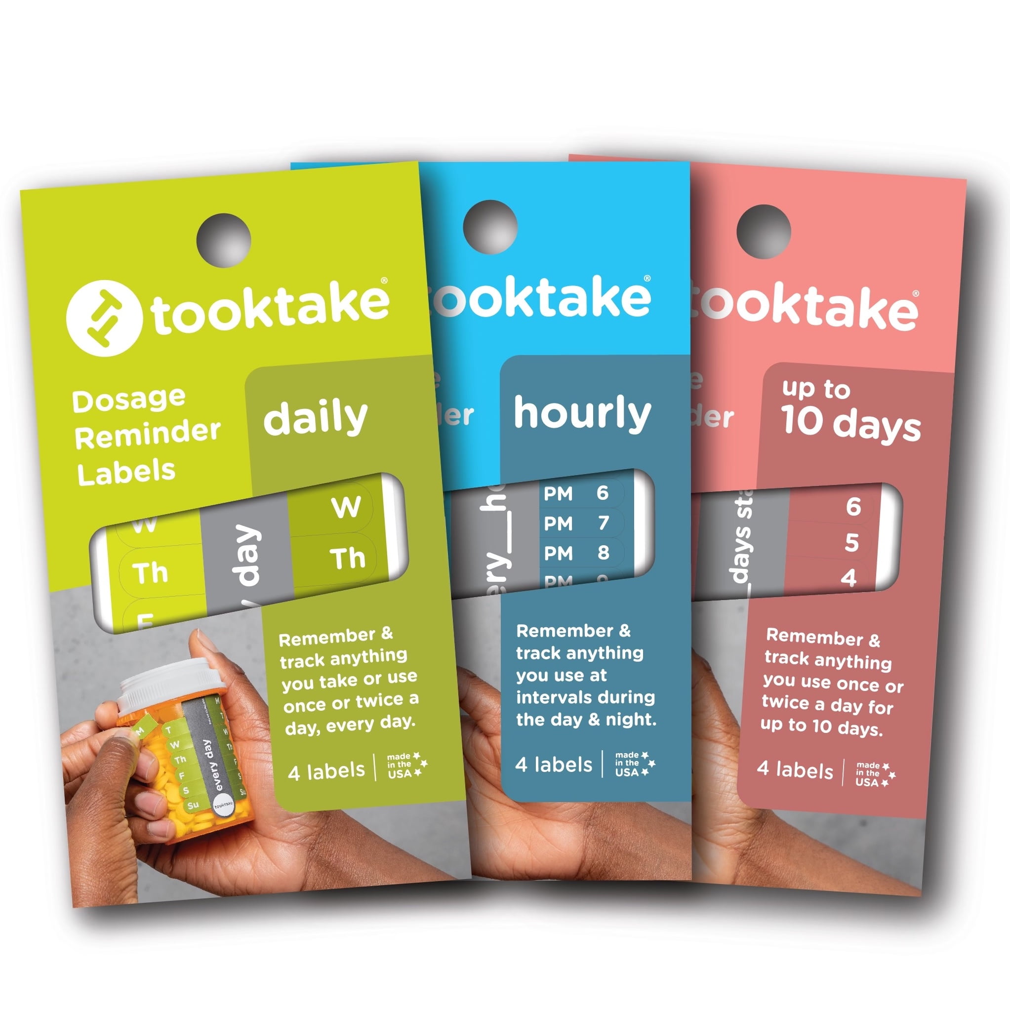 Tooktake - tooktake Mixed Pack of Medication & Vitamin Tracking Labels ...