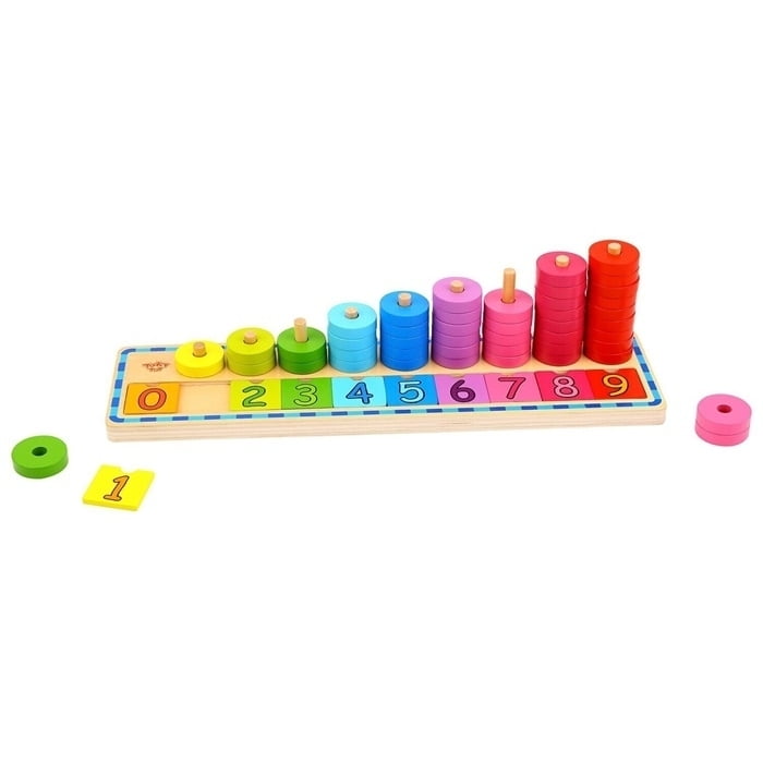 Tooky Toy Co Counting Stacker 43x11x12cm - Walmart.com