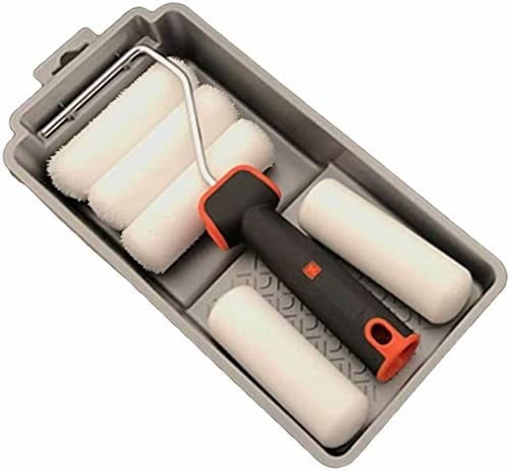 Tool 7-piece set 4-inch paint roller kit - Includes acrylic, polyester ...