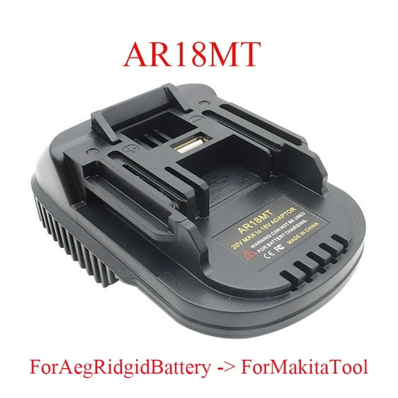 Tool Adapter For Aeg/Rid*Gid Lithium Battery Converter to Ma*kita 18v ...