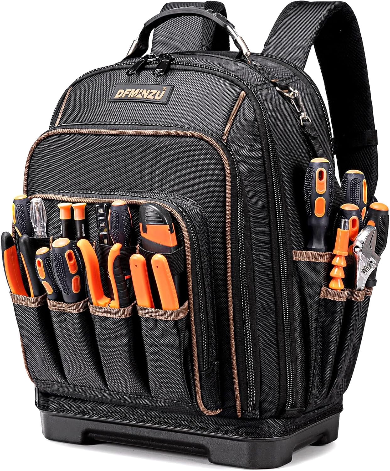 Tool Backpack Heavy Duty, Tool Bag Backpack with Laptop Compartment ...