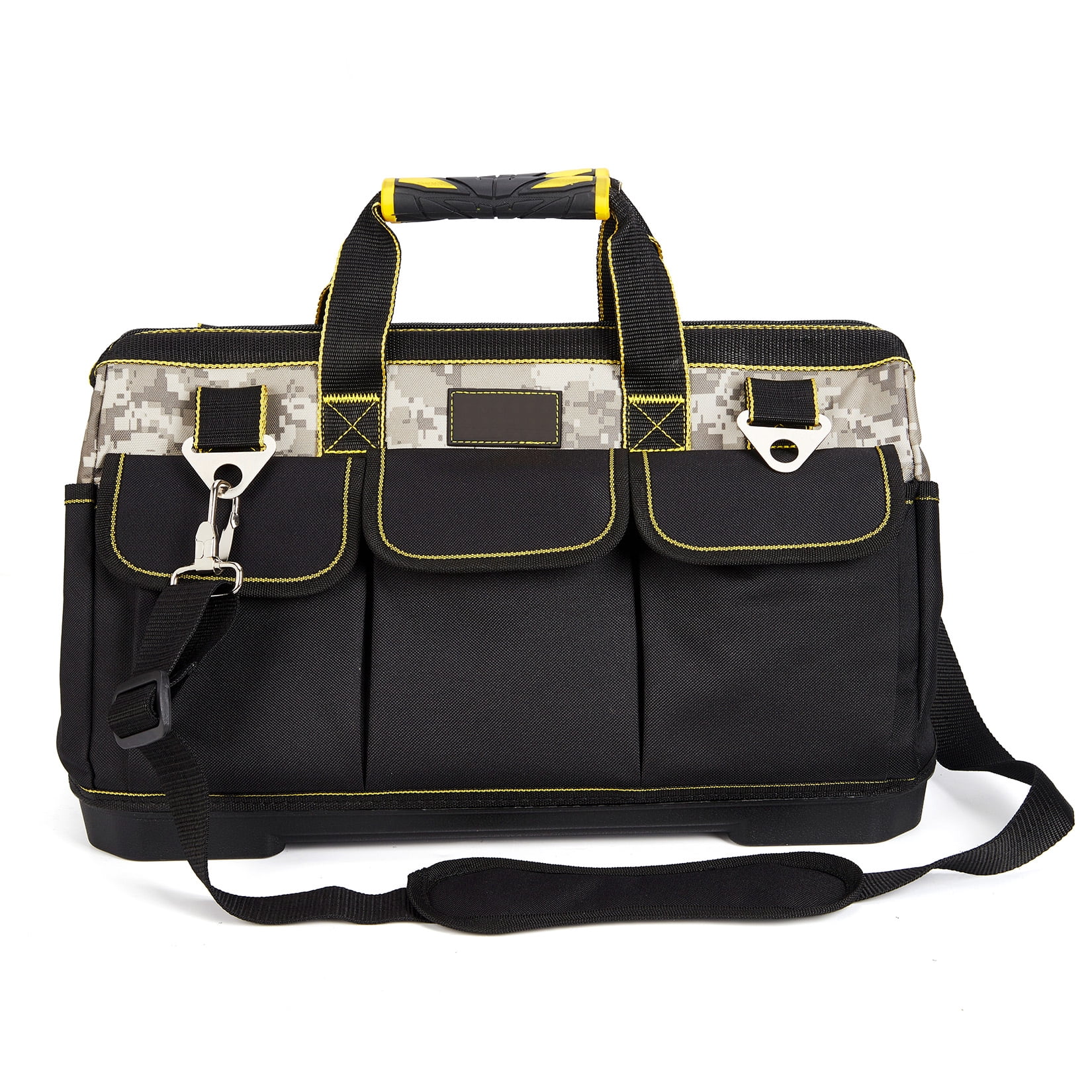 Tool Bag with Shoulder Strap, 20 inch Heavy Duty Oxford Fabric Tool ...