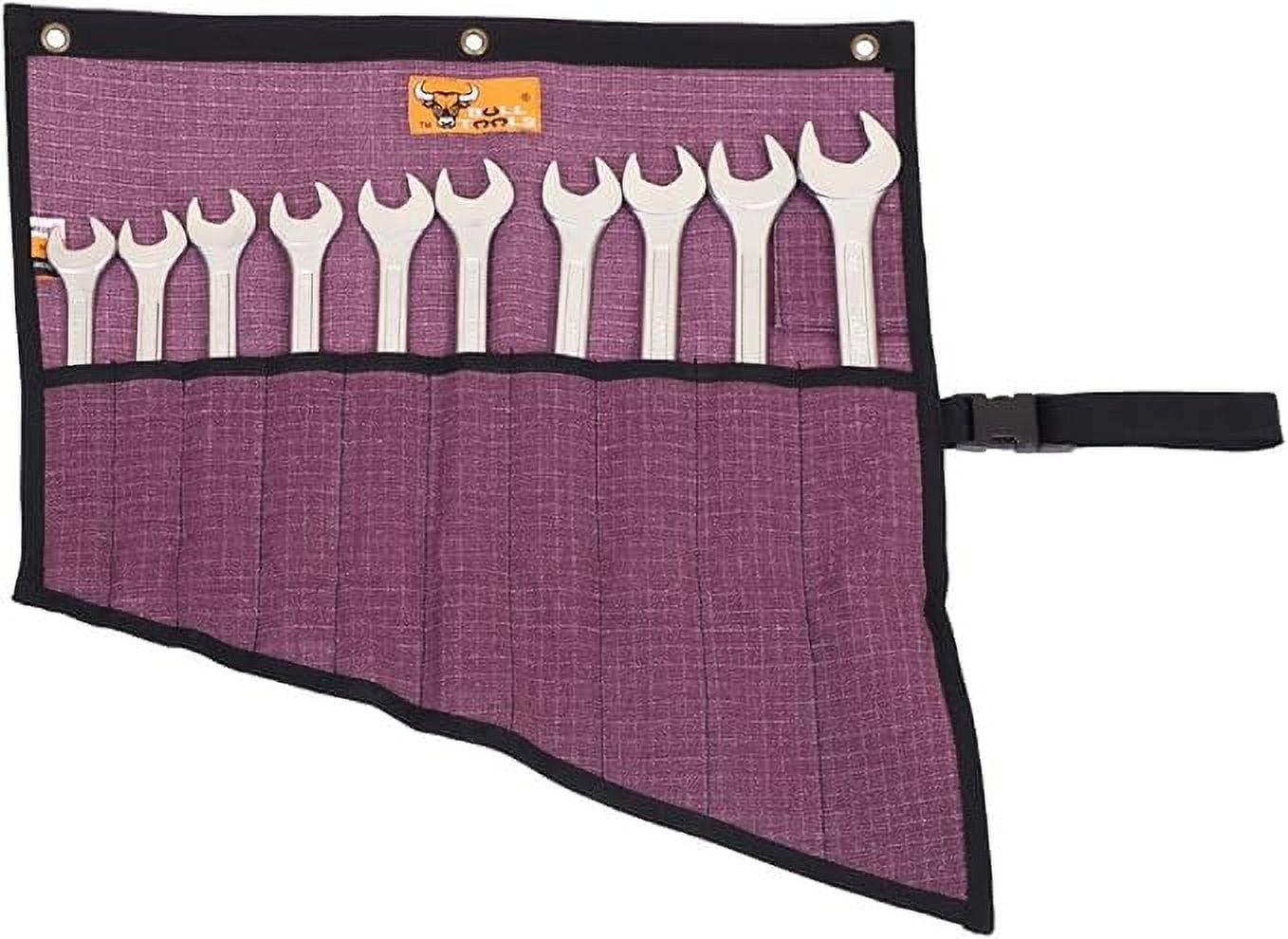 Tool Bag Wrench & Roll Up Pouch Organizer Handmade 16 Oz. Rip Resistant ...