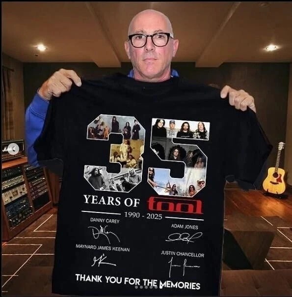 Tool Band 2025 Tour Shirt 35 years 1990-2025 Thank for The Memories ...