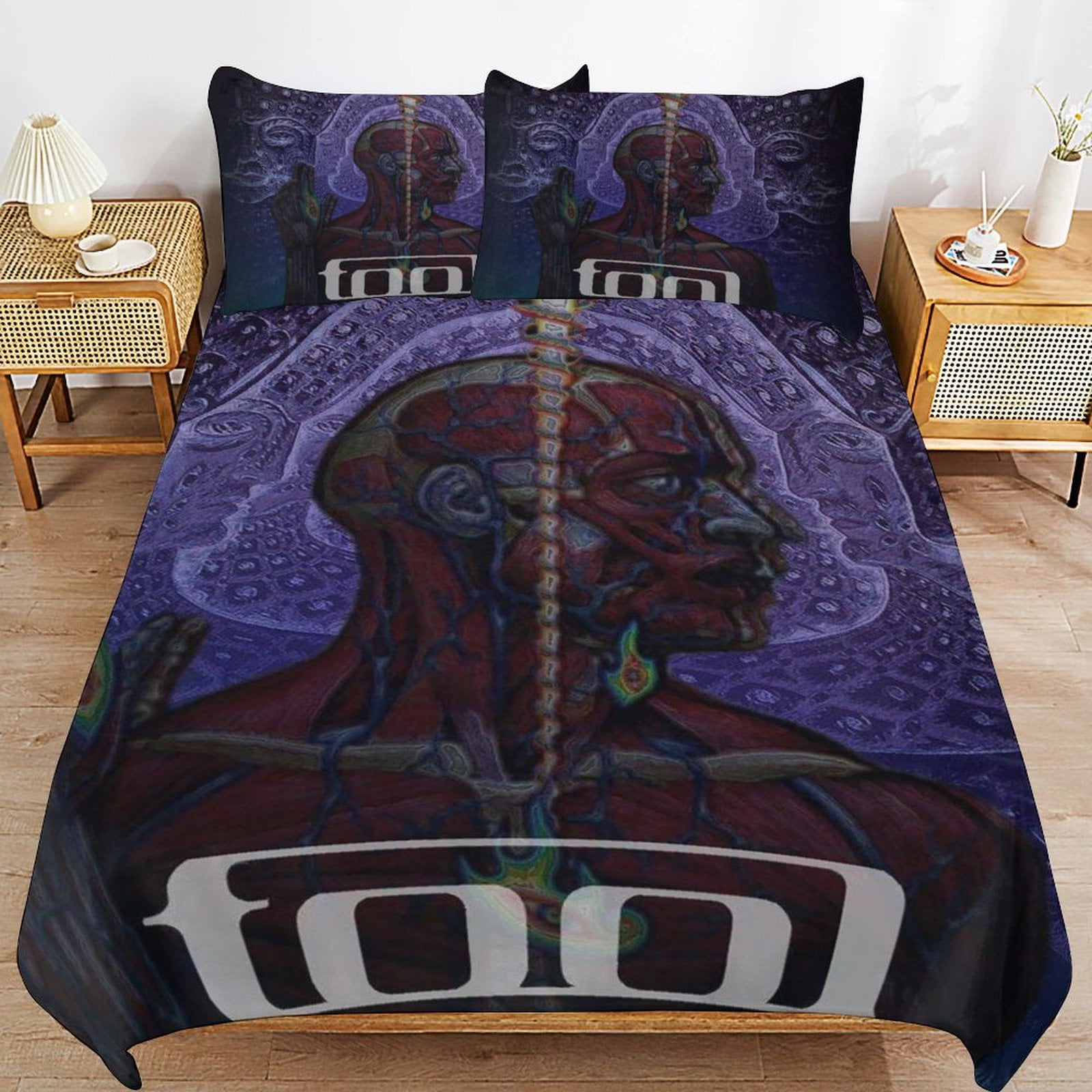 Tool Band 3-Piece Bedding Set Soft Warm And Comfortable Bed Set with 1 ...