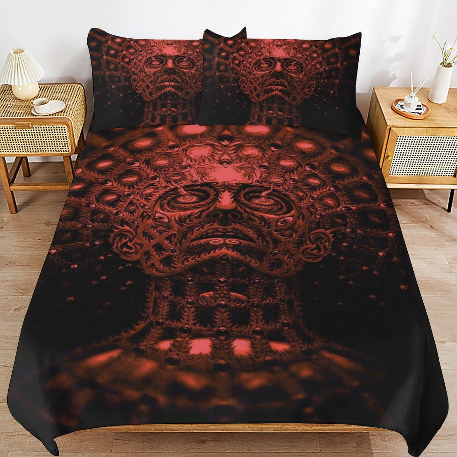 Tool Band 3-Piece Bedding Set Soft Warm And Comfortable Bed Set with 1 ...