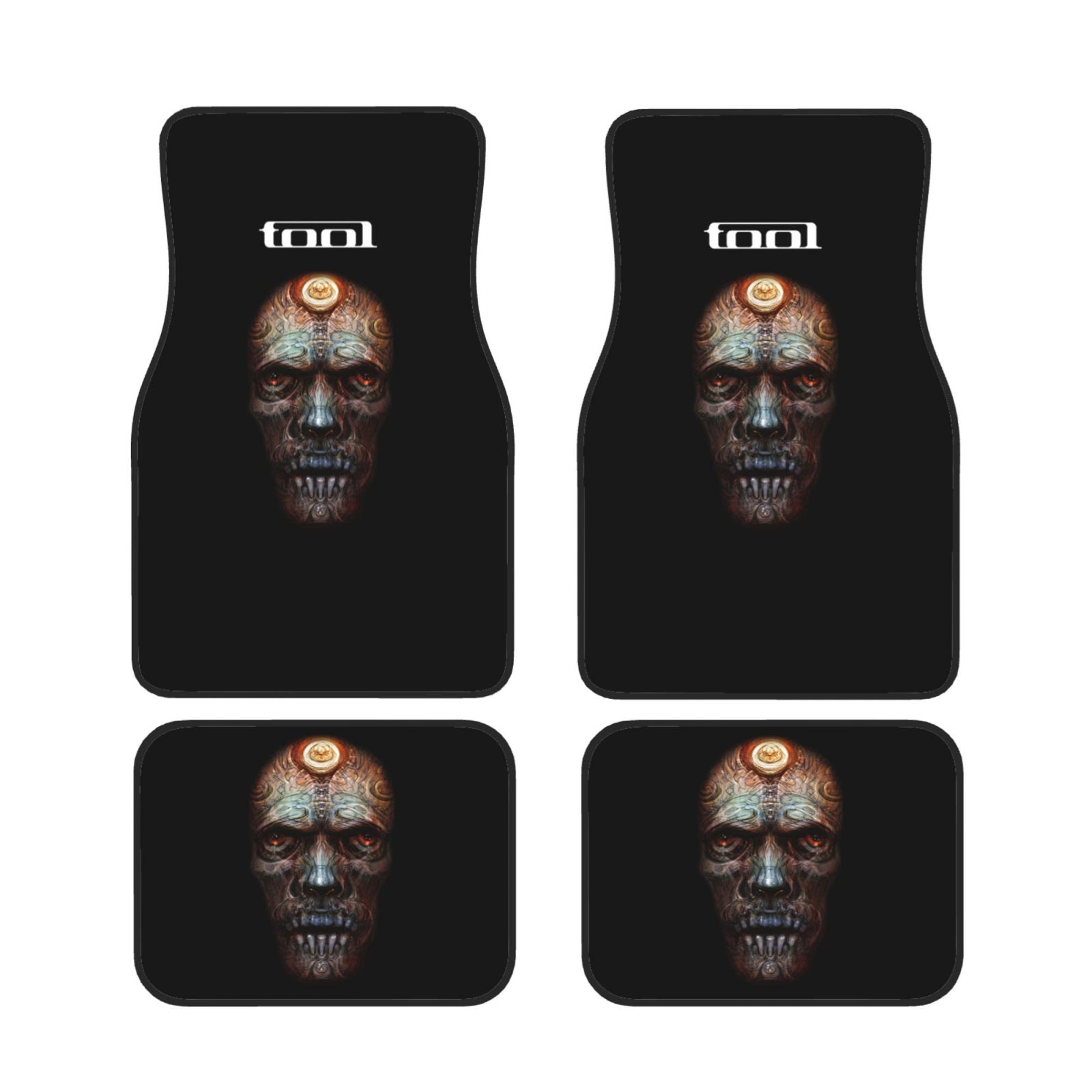 Tool Band Car Floor Mats 4-Piece Full Set Front Rear Auto Foot Mats ...