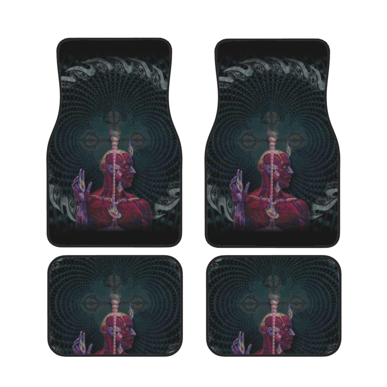 Tool Band Car Floor Mats 4-Piece Full Set Front Rear Auto Foot Mats ...