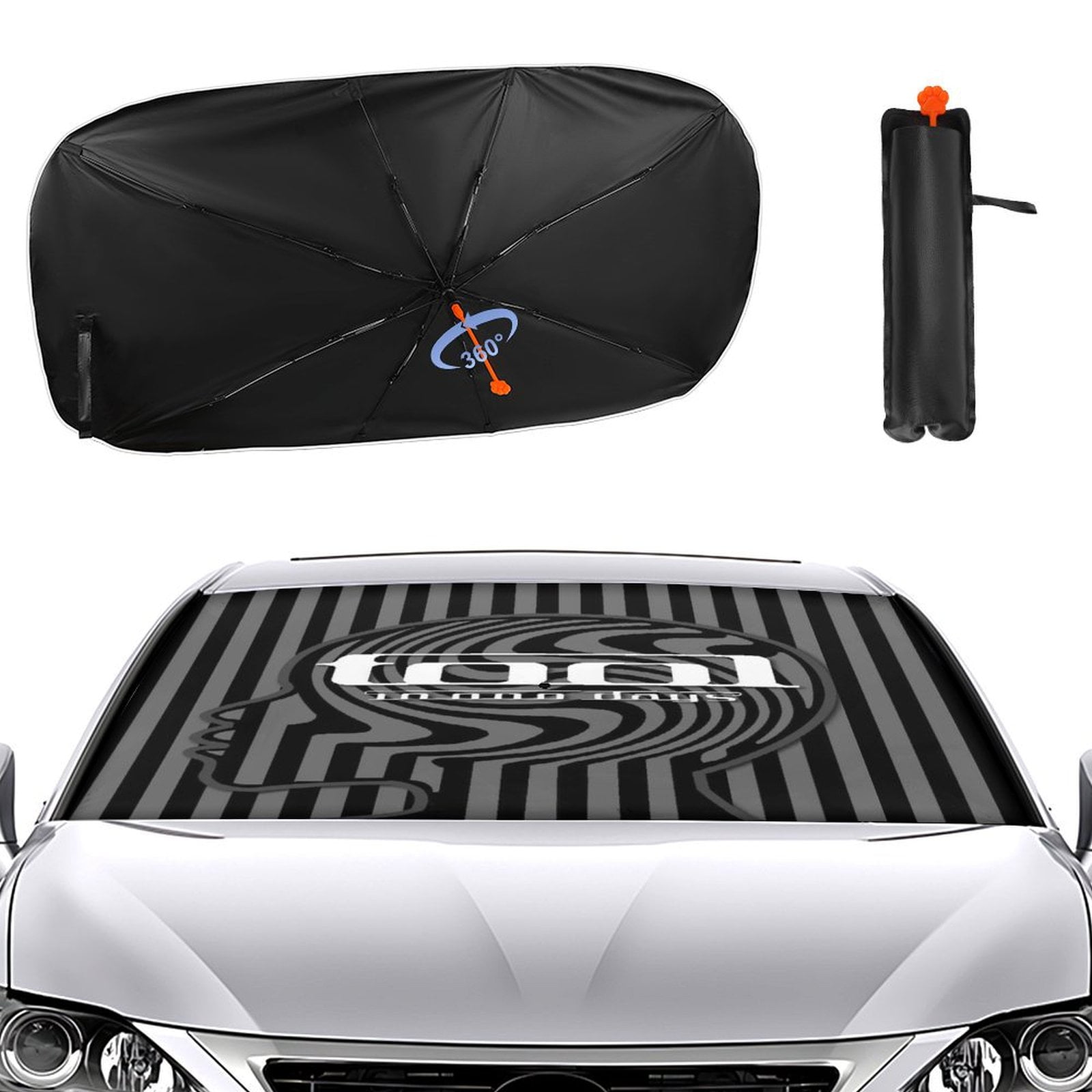 Tool Band Car Windshield Sun Shade Umbrella, Windshield Sun Shade Cover ...