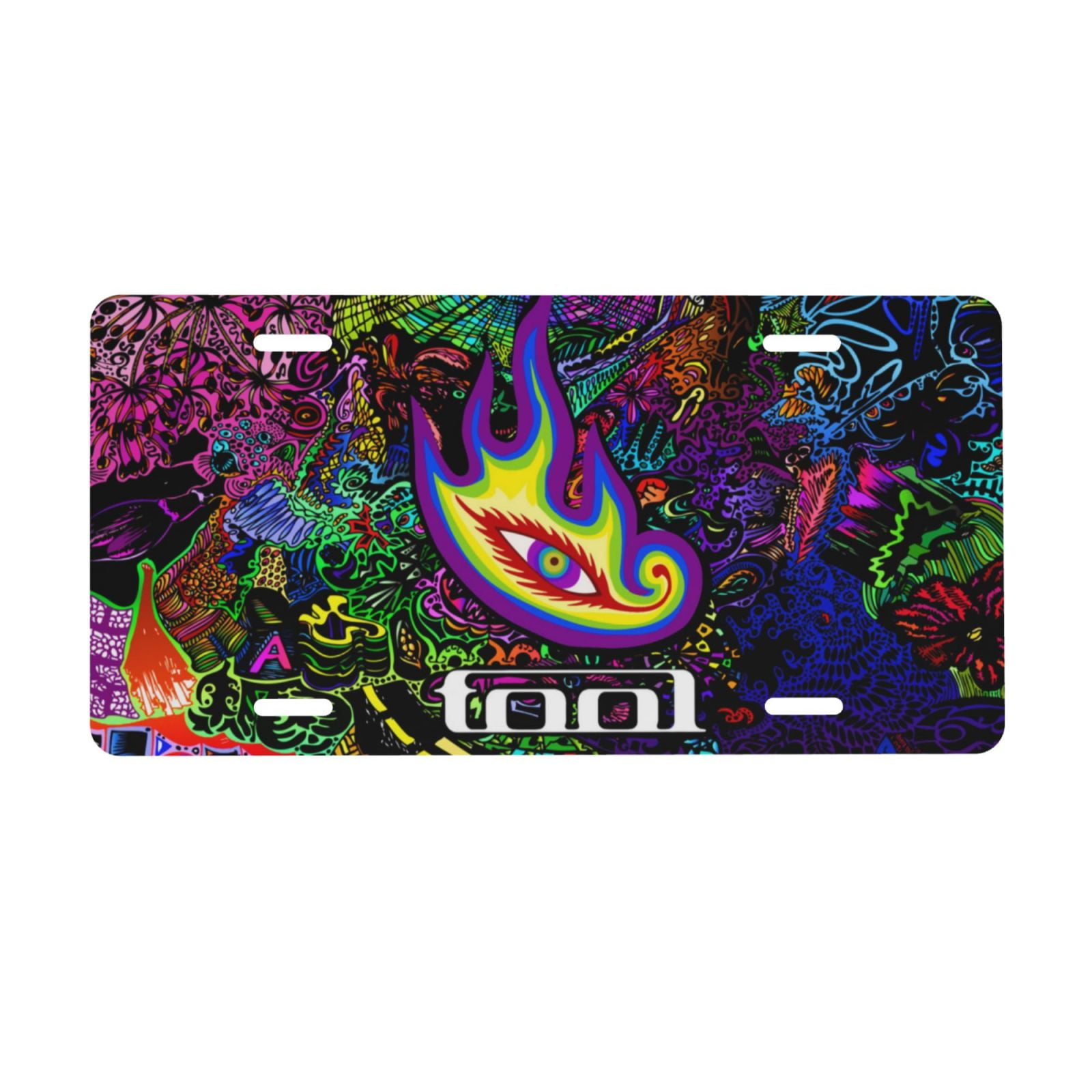 Tool Band Eye License Plate Cover Aluminum Novelty Vanity Tag ...