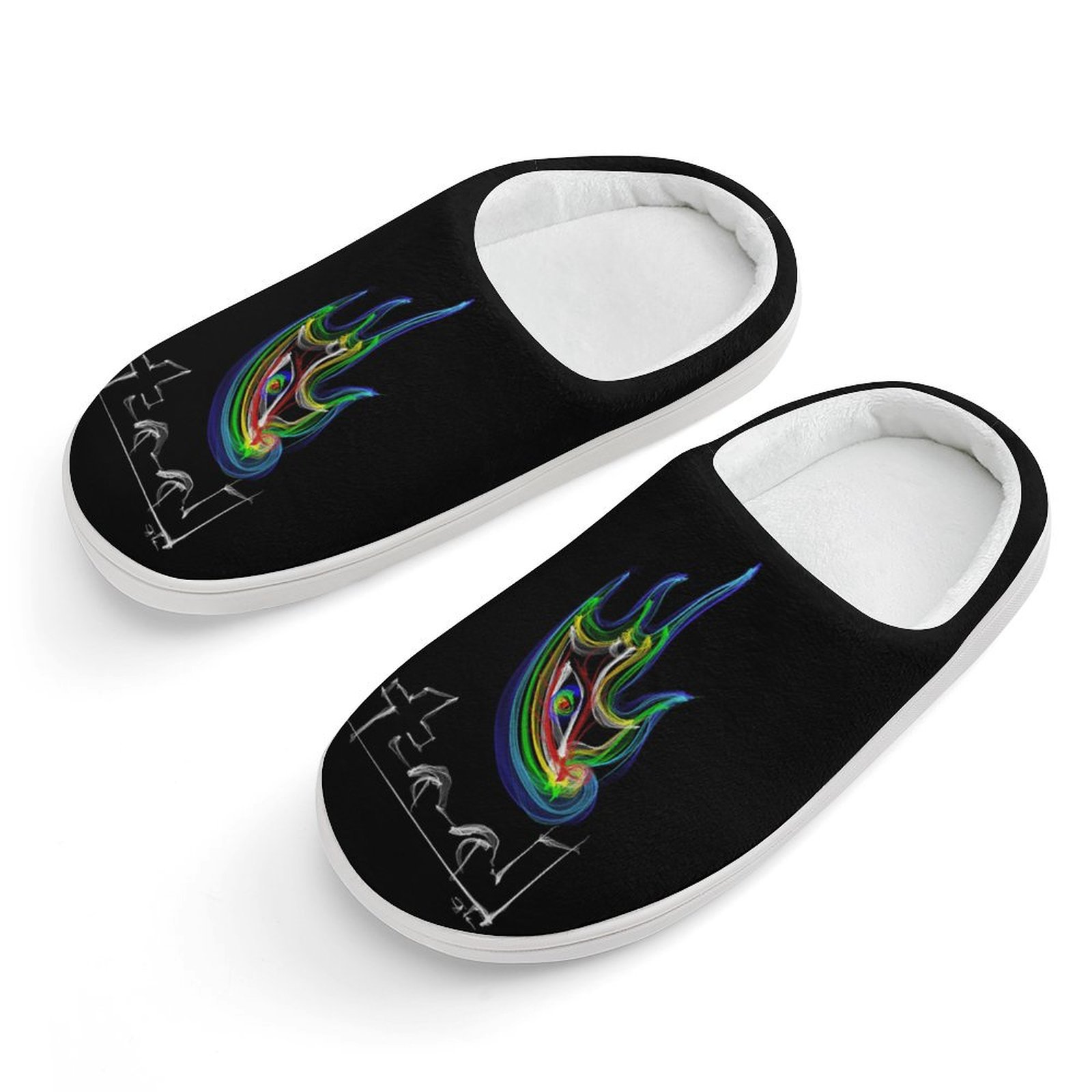 Tool Band Eye Logo Kid's Cotton Slippers Winter Warm Soft Plush ...