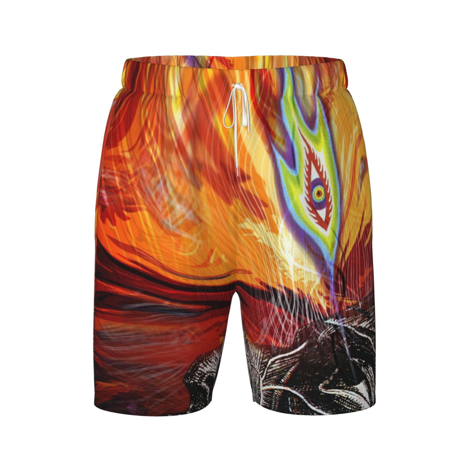 Tool Band Eye Music Teen Swim Trunks Summer Beach Board Shorts Double ...