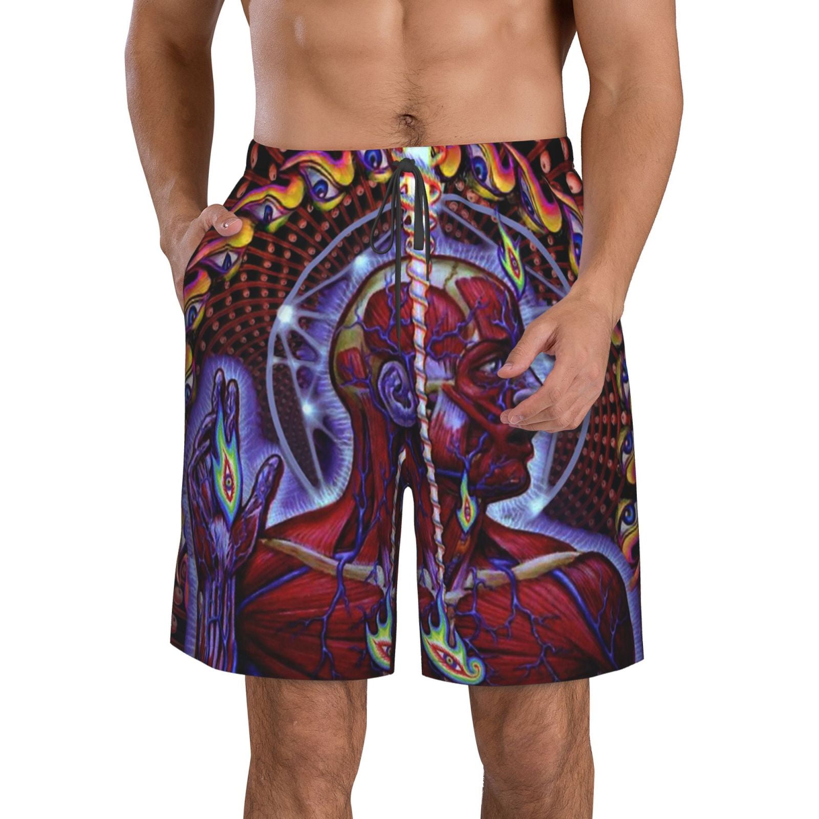 Tool Band Lateralus Men's Beach Shorts Swim Trunks Casual Quick Dry ...