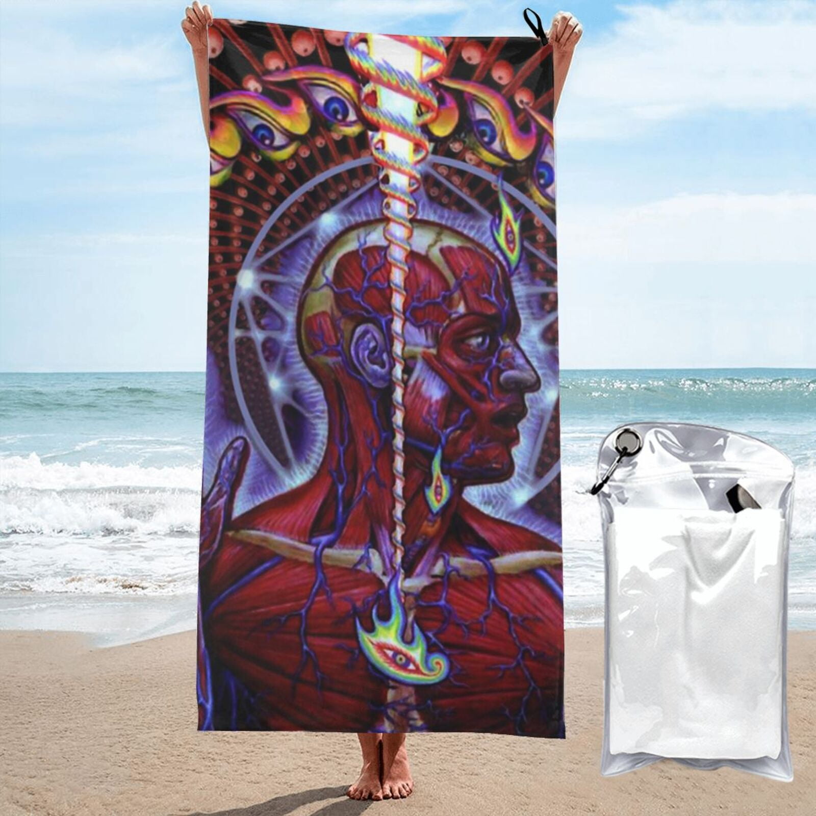 Tool Band Lateralus Quick Dry Bath Towel Lightweight Soft Absorbent ...