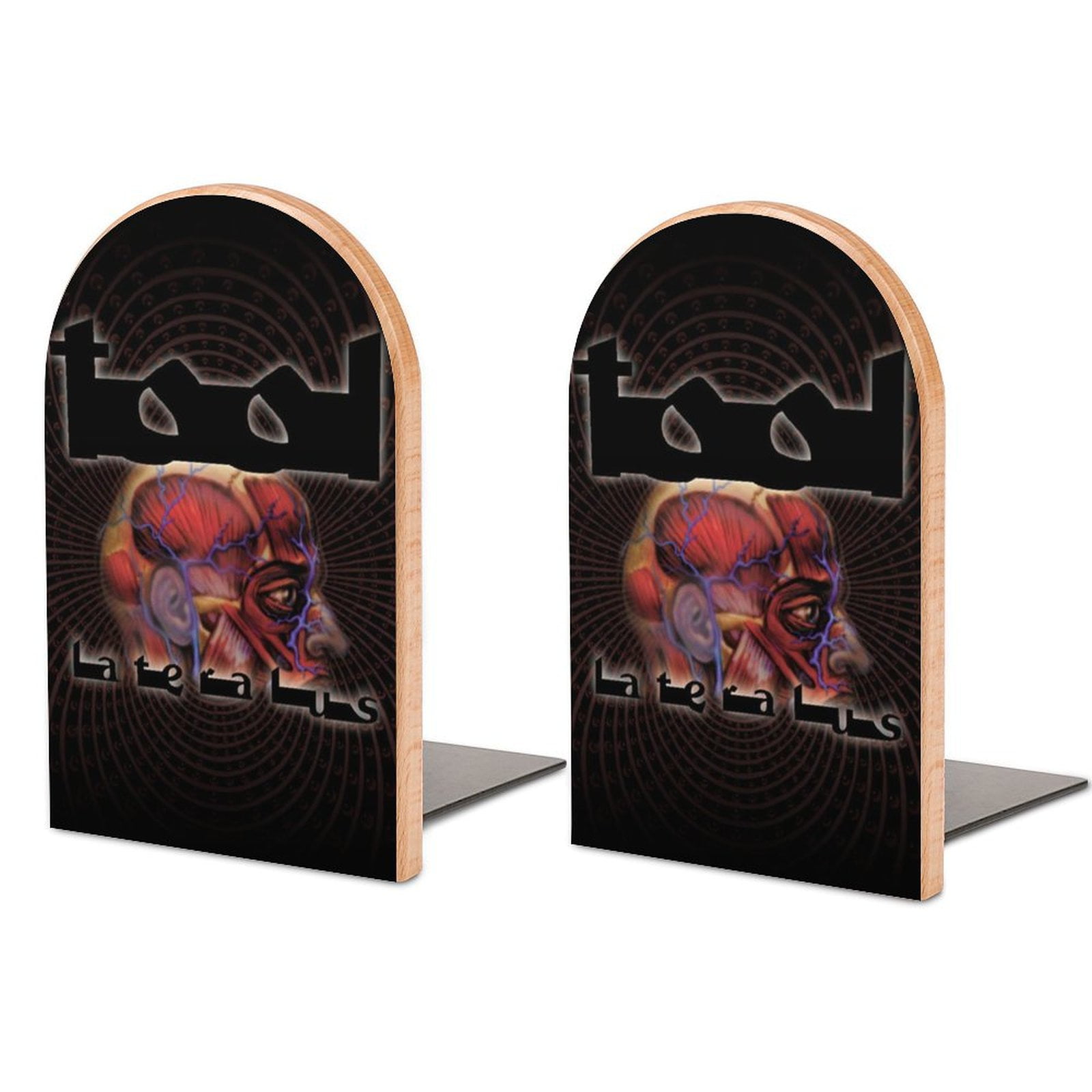 Tool Band Lateralus Rock Bookends Wood Book Divider Decor Shelves Non ...