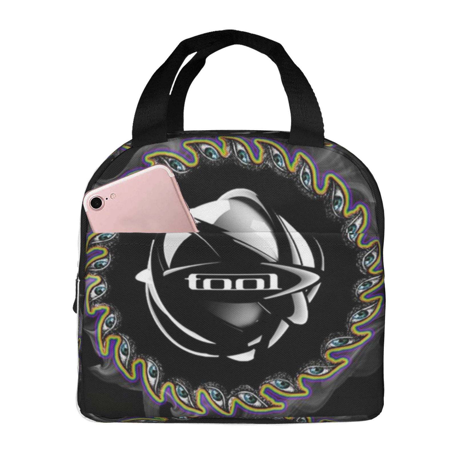 Tool Band Logo Lunch Bag Reusable Portable Lunch Box Insulated Thermal ...