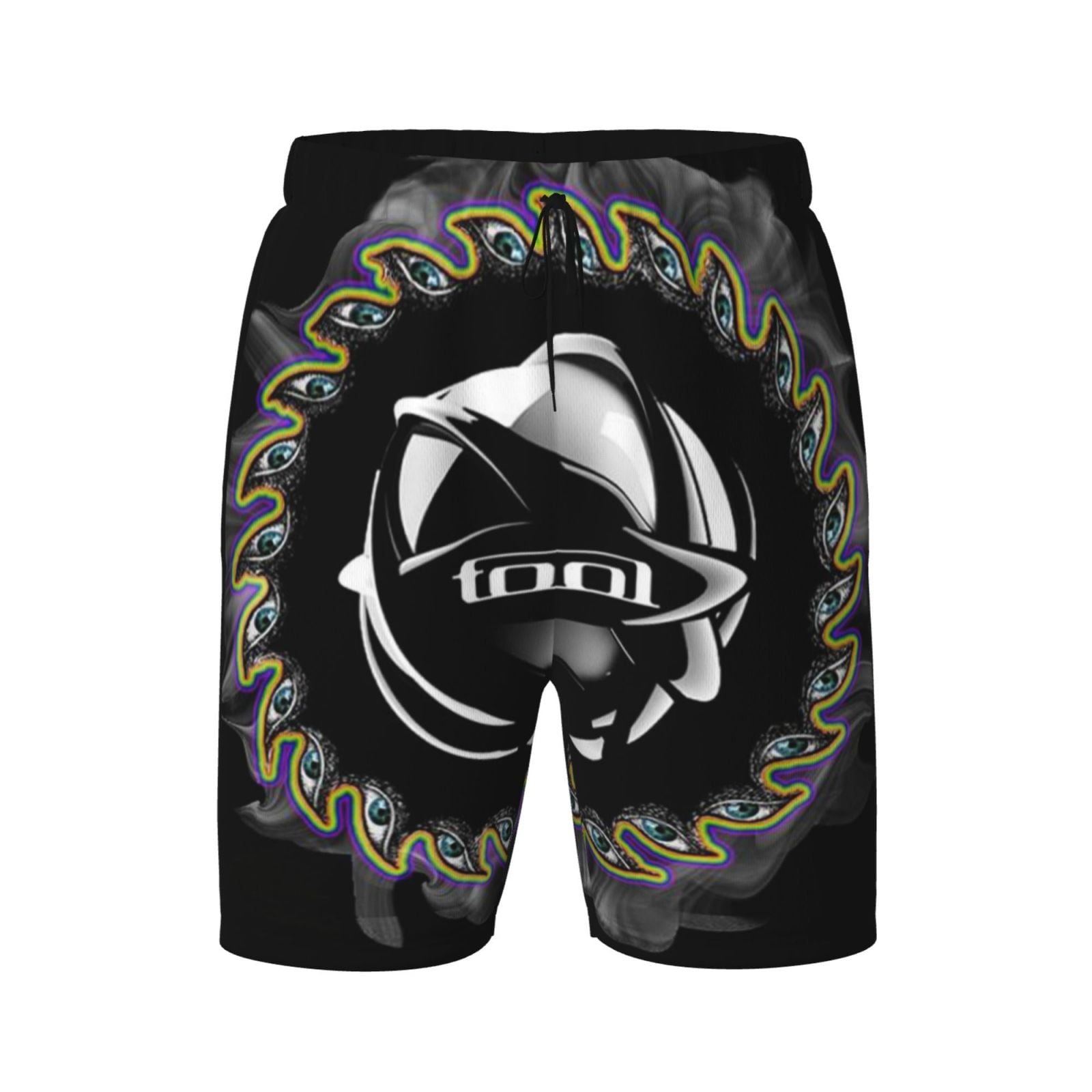 Tool Band Logo Teen Swim Trunks Summer Beach Board Shorts Quick Dry ...