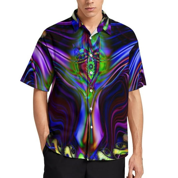 Tool Band Men's Button-Down Shirts Daily Casual Beach Hawaiian Summer ...