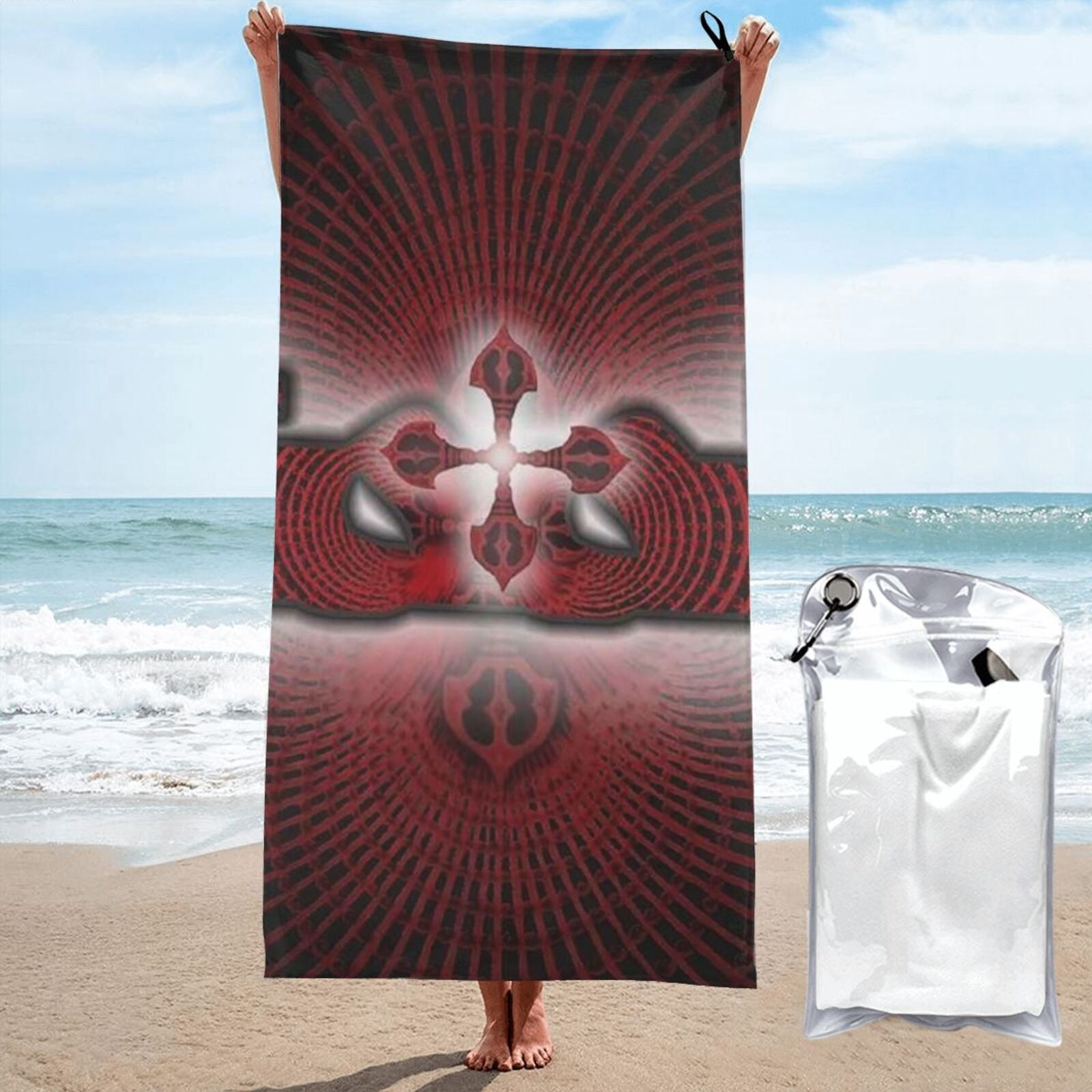 Tool Band Microfiber Beach Towel Oversized Lightweight Quick Dry Sand ...