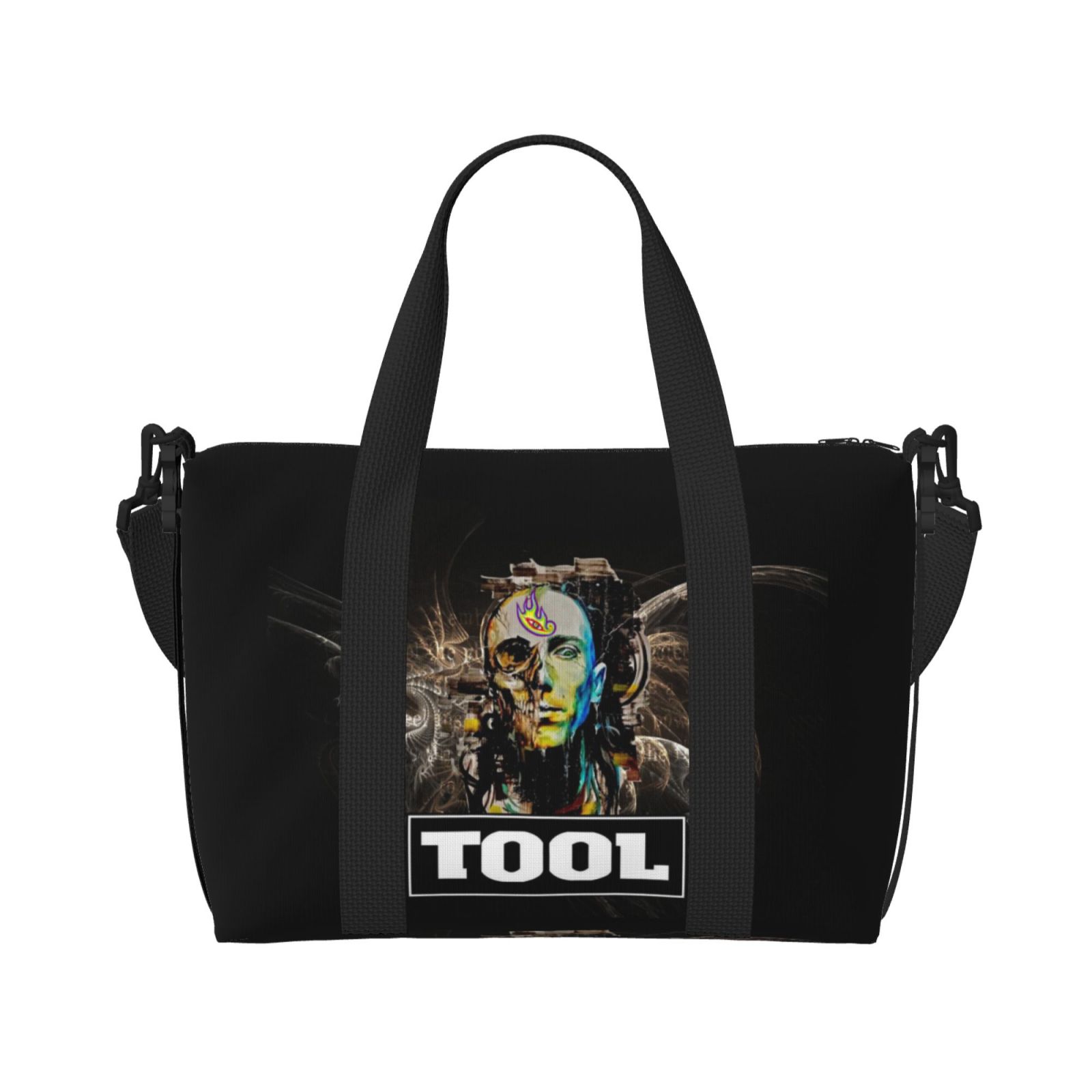 Tool Band Rock Duffle Bag Overnighter Weekender Travel Bag Tote Carry ...