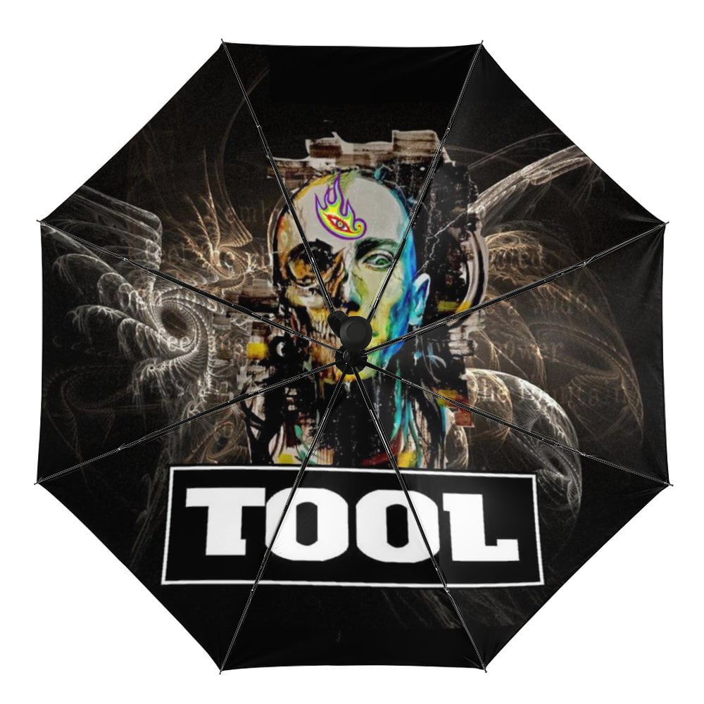 Tool Band Rock Folding Umbrella Auto Umbrella Anti-UV Protection ...