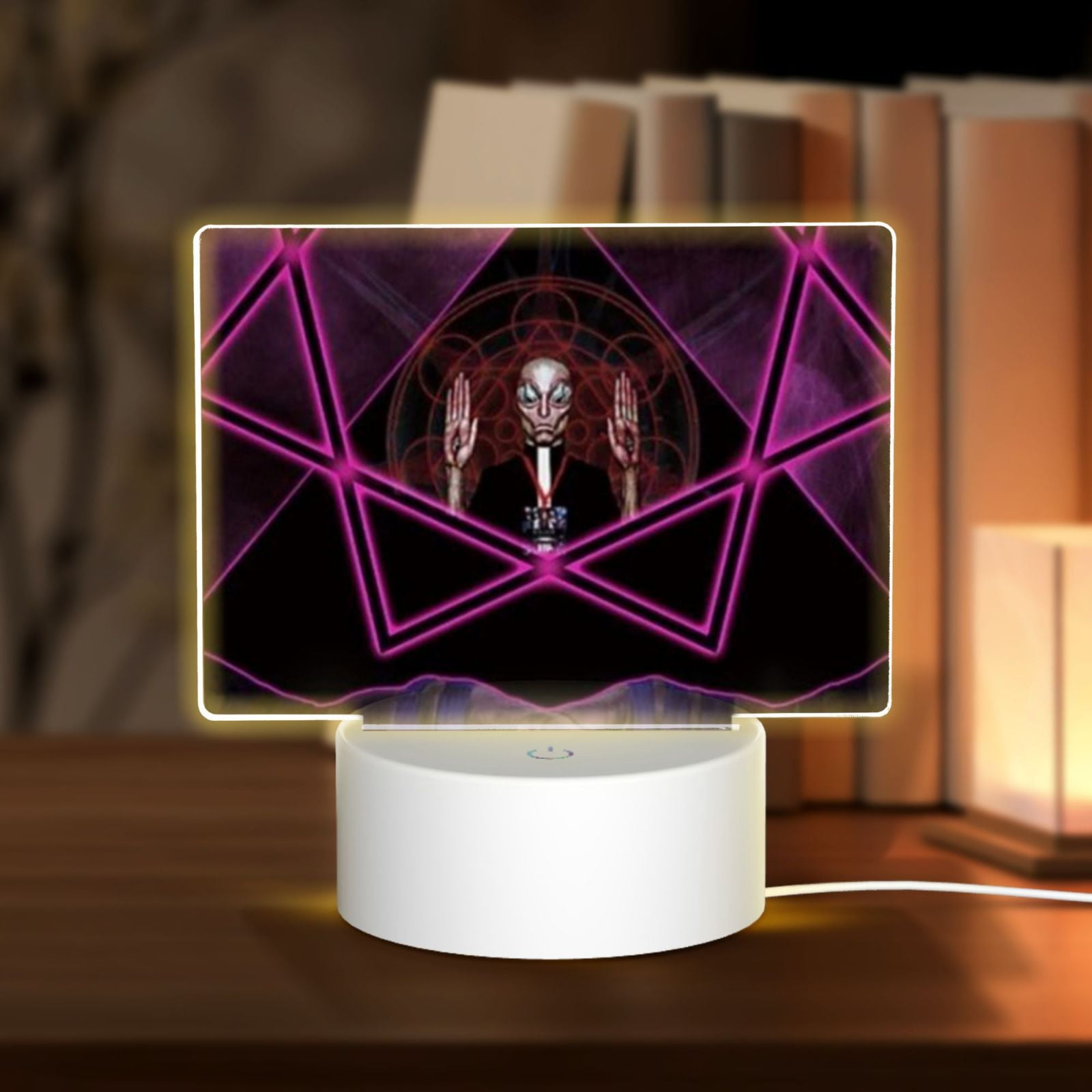 Tool Band Rock Sing Acrylic Night Light Adjustable 3 Light Modes USB ...