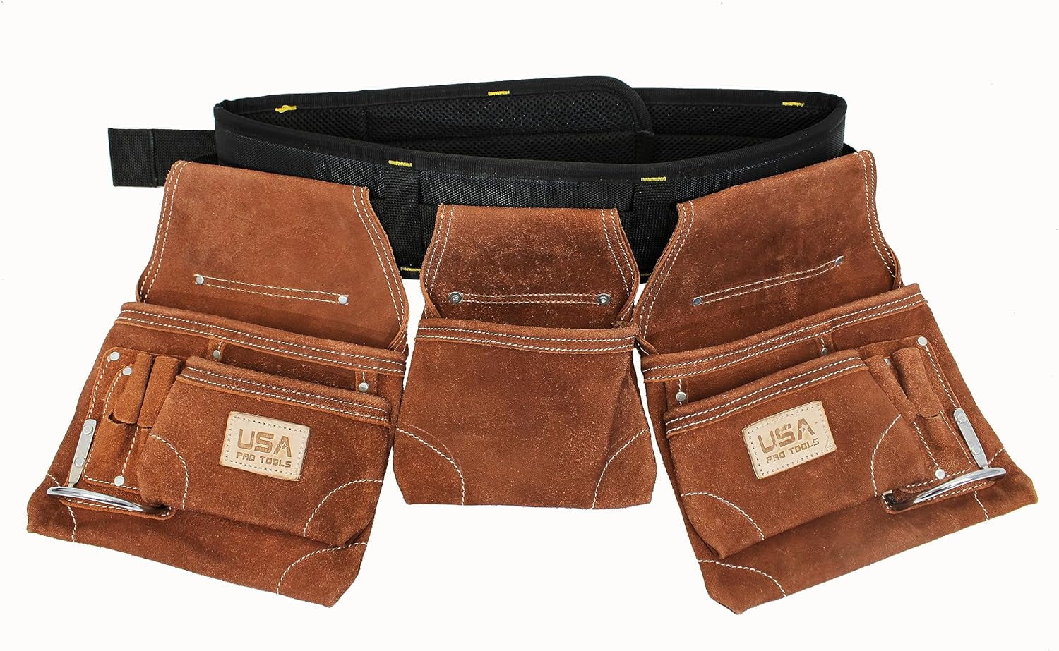 Tool Belt | Leather Tool Rig for Carpenters, Framers, Electricians, Constructors, and Handyman ...