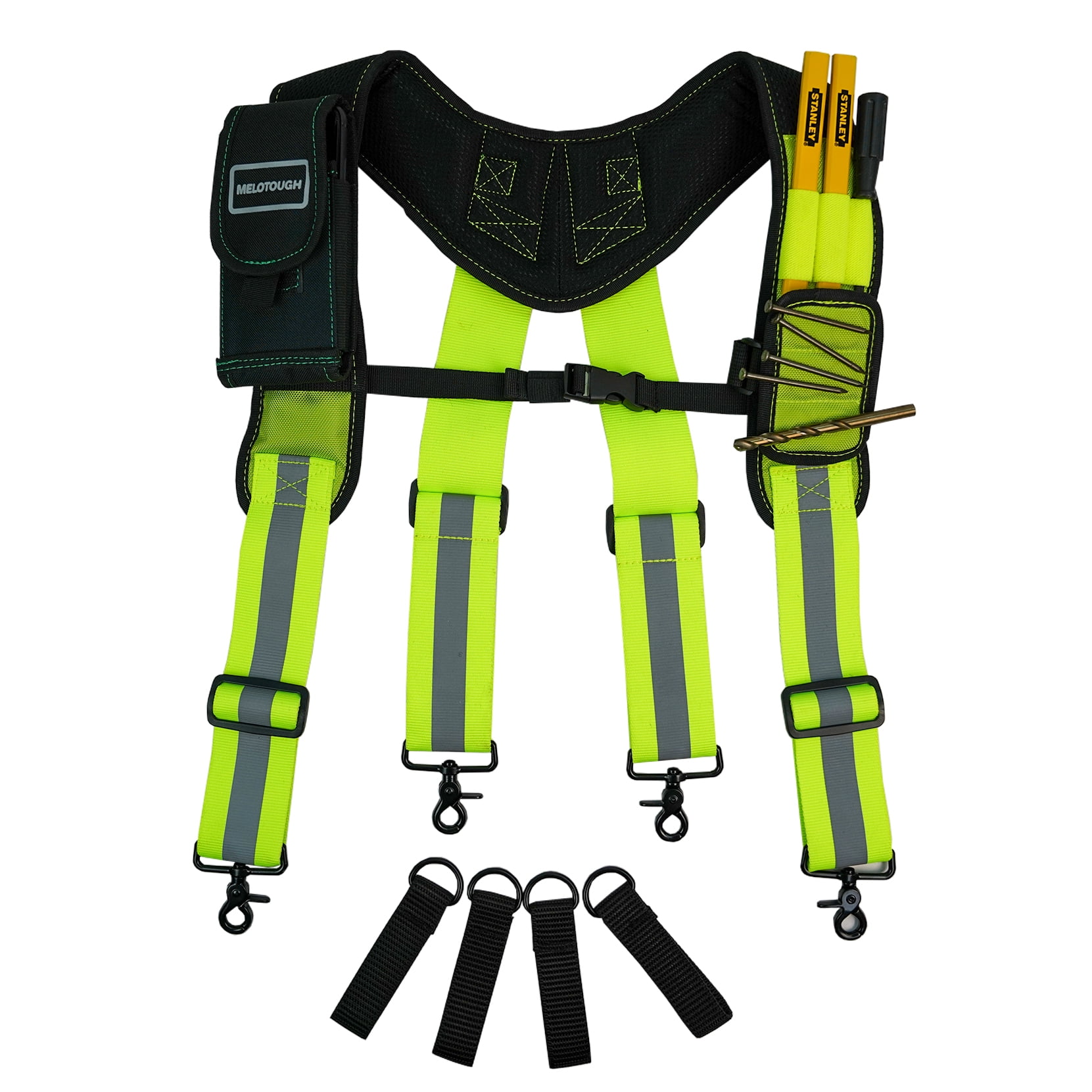 Tool Belt Suspender with Magnetic Wristband for Framer Safety ...