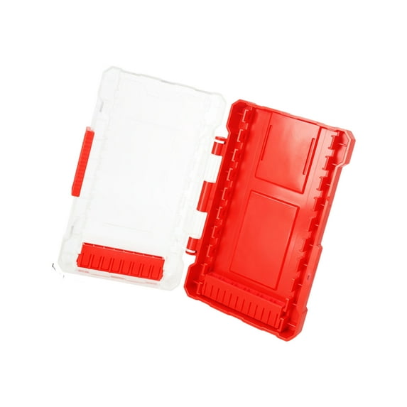 Tool Bit Holder Box Case Heavy Duty Plastic Construction Quick Access ...