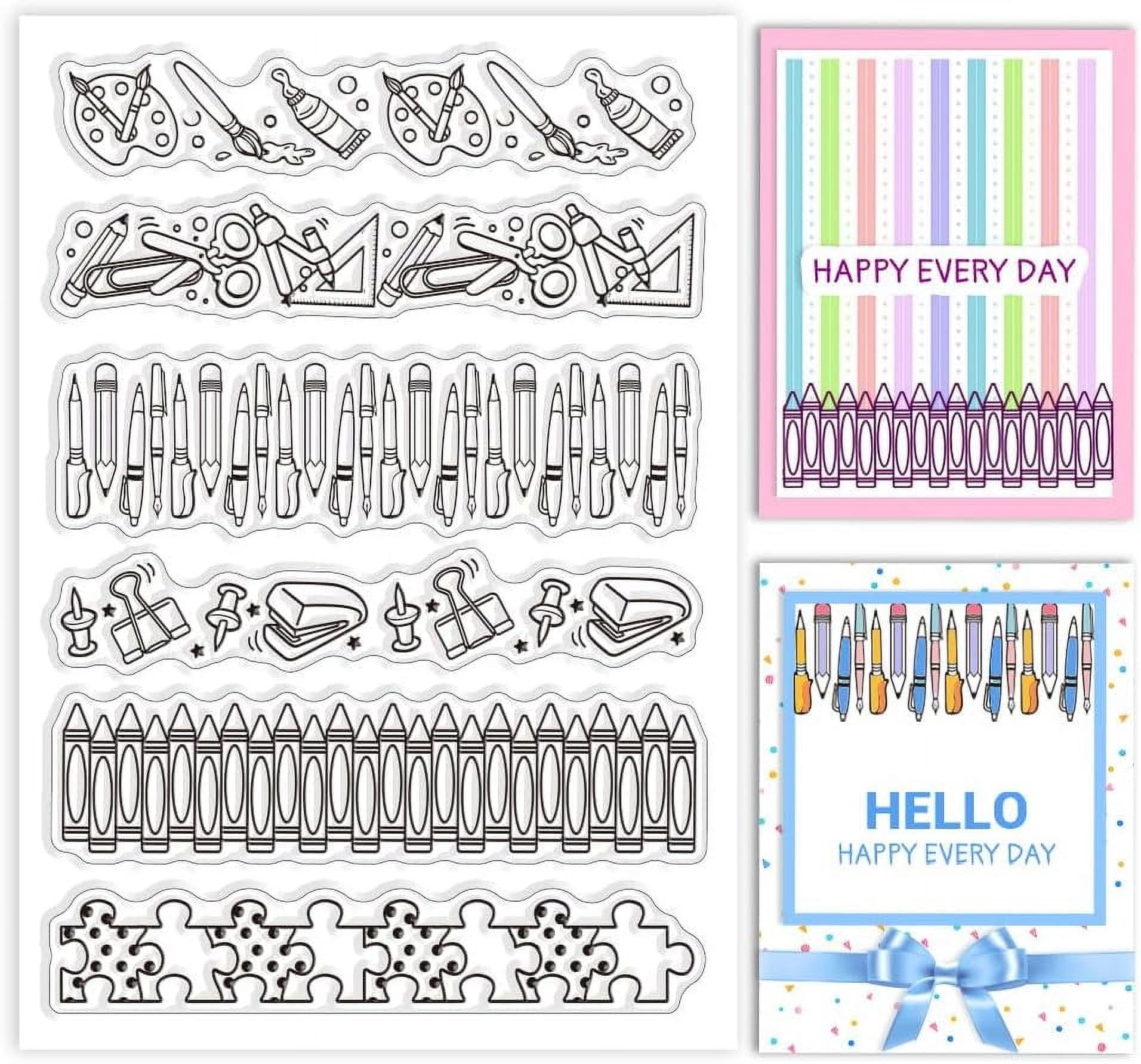 Custom PVC Plastic Clear Stamps for DIY Scrapbooking Photo Album ...