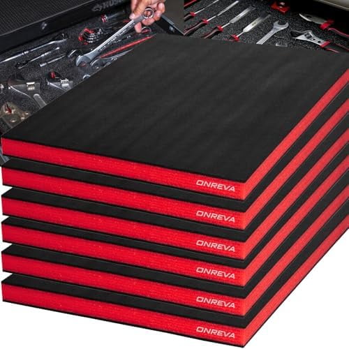 Tool Box Foam 6Pack 18x12x1 inch, Foam Inserts for Cases, Polyethylene ...