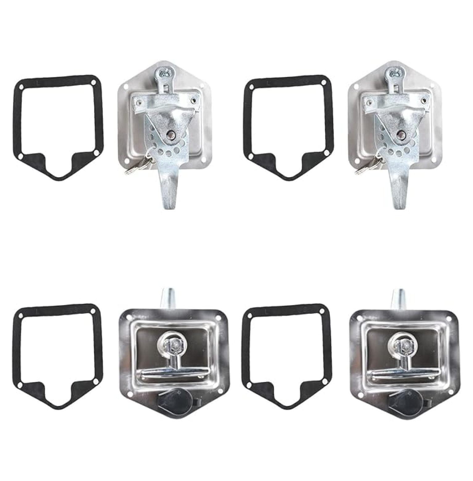 Tool Box Locks 4-Pack - Stainless Steel T-Handle Lock for Trailer ...