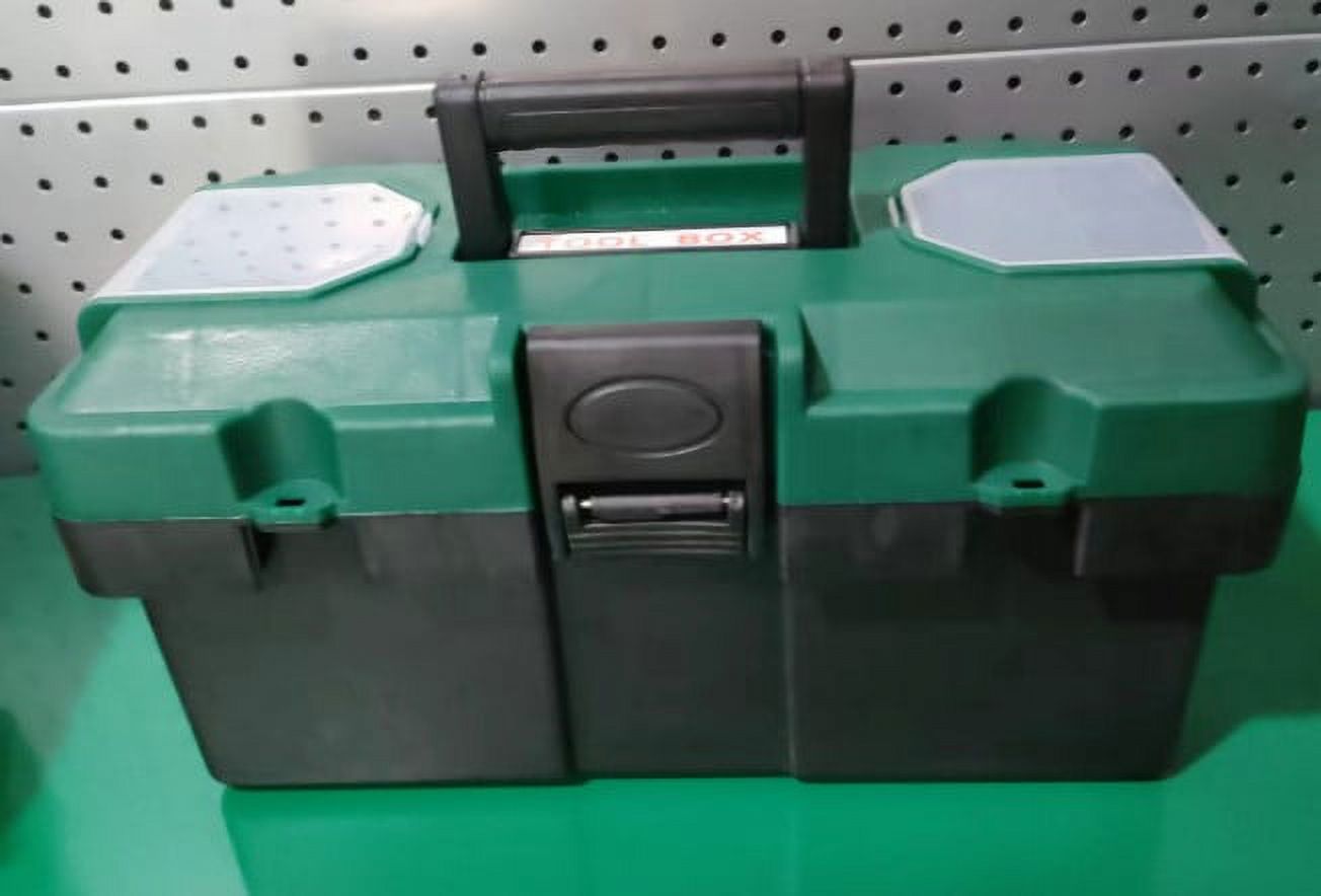 MERRYHAPY Black Plastic Handheld Tool Box Storage Organizer for Home ...