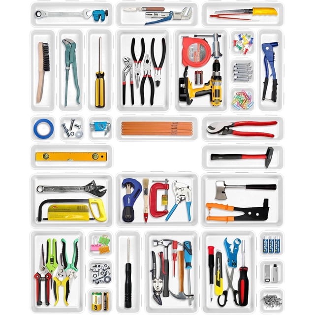 Tool Box Organizer, Tool Drawer Organizer Tray Divider Toolbox ...