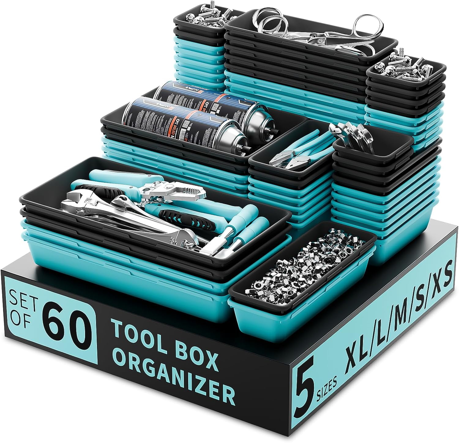 Tool Box Organizer Tray, Toolbox Desk Drawer Organizer, Tool Box Tray ...
