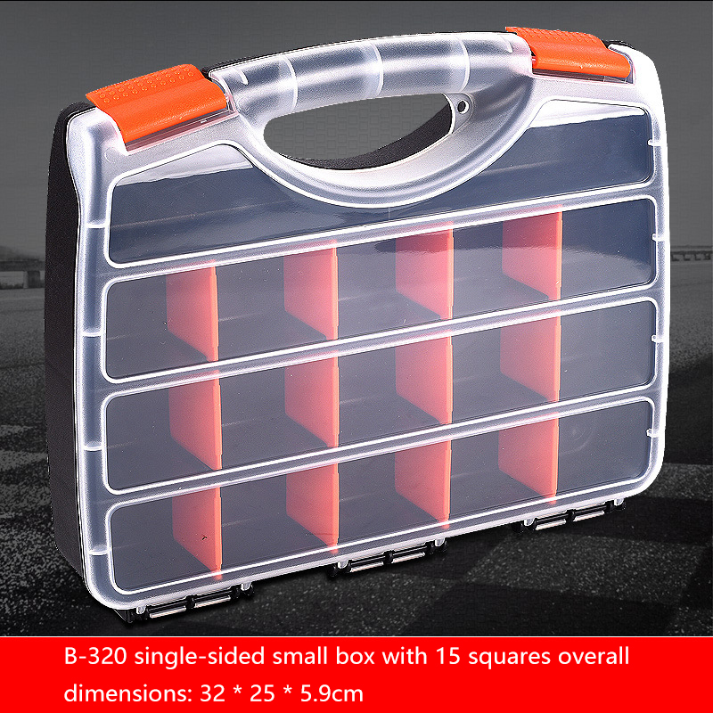 Tool Box Organizers And Storage Plastic Container Compartment ...