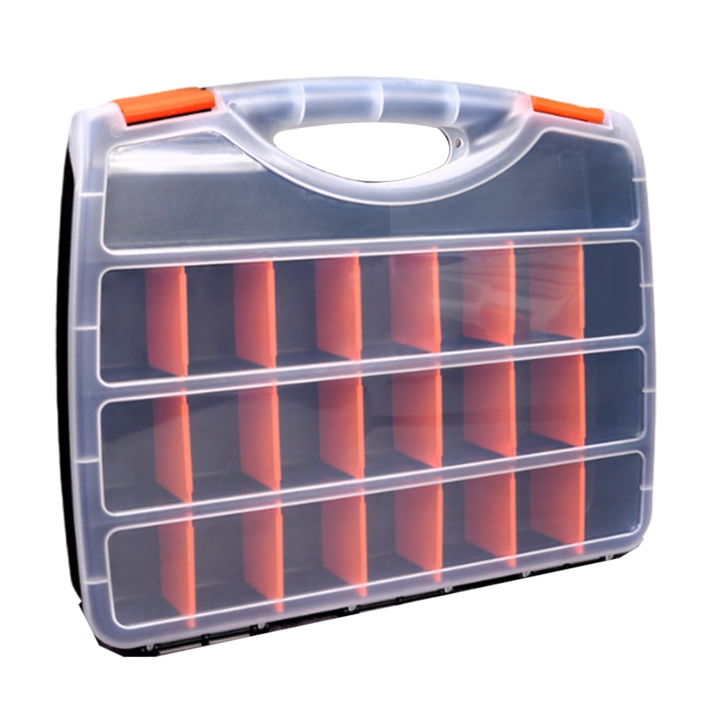 Tool Box Organizers Interlocking Black Small Parts Organizer for ...
