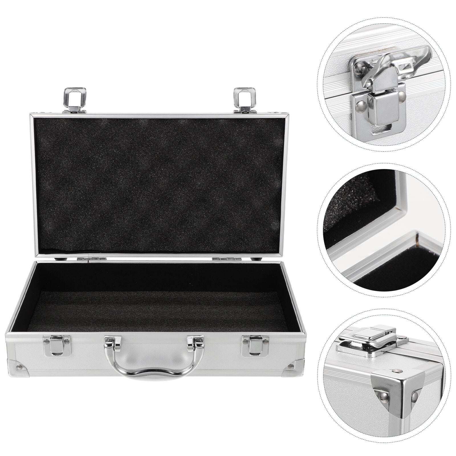 Tool Carrying Case Portable Aluminum Alloy Box Tools Container Display ...